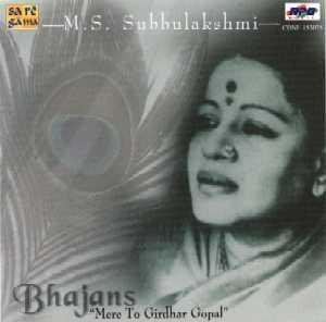 M.s. Subbulakshmi Bhajans "Mere to Gidhar Gopal" Cd - Amazon.com Music