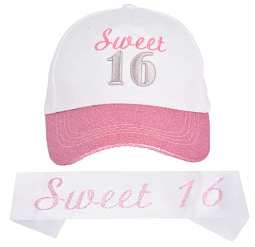 16th Birthday Hat Pink, 16 Never Looked So Good and Hat, Baseball Cap ...