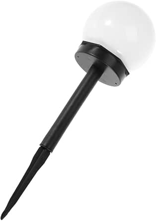 COOLHIYA Solar Round Grass Light Lawn Lamp Solar Powered Outdoor Garden ...