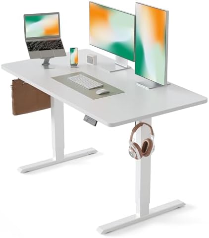 Amazon.com: CubiCubi 55 x 28 Large Standing Desk, Height Adjustable ...