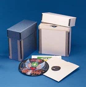 Amazon.com: Hollinger Metal Edge Phonograph Record Box : Industrial ...