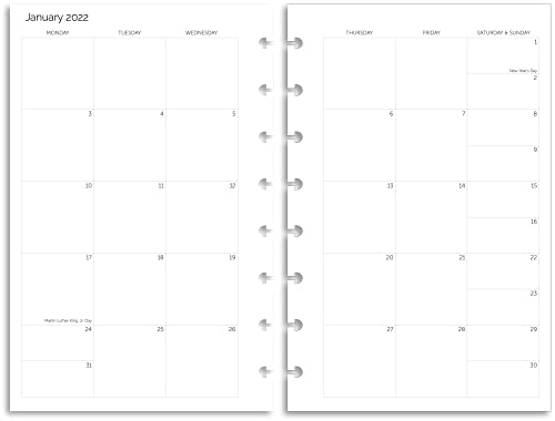 Top 10 Best Arc Monthly Calendar Refill : Reviews & Buying Guide - Katynel