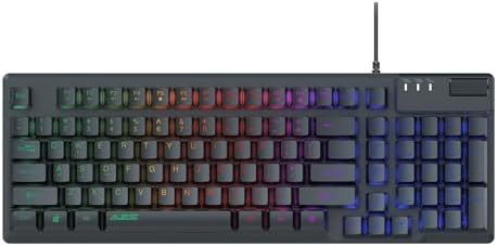 AF981 Wired 99Keys Computer Keyboard, Quite Brown Mechanical Feeling ...