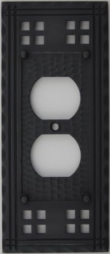 Arts & Crafts Mission Style Oil Rubbed Bronze 1 Gang Switch Plate - 1 ...