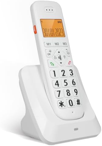 Amazon.com : Sunydog Expandable Cordless Phone with 1.8inch LCD 3 Lines ...