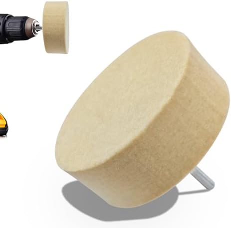 Amazon.com: Tuxihapp 3" Wool Felt Polishing Buffing Wheel with 1/4 ...