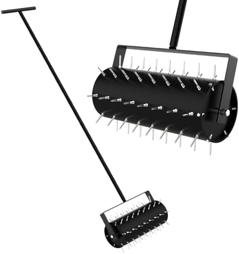 Amazon.com : Suchtale 18-Inch Push Spike Aerator, Heavy Duty Rolling ...