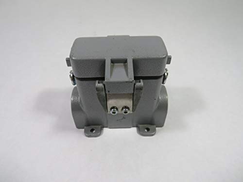 Harting 10440100 H-A10-SS 10-Pin Male Connector w/Top Entry Enclosure ...