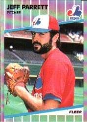 Amazon.com: 1989 Fleer Baseball Card #389 Jeff Parrett : Collectibles ...