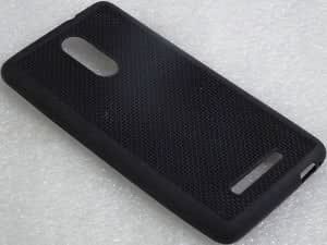 High Quality Net Jali Design Soft Black Back Case Cover for Redmi Note ...