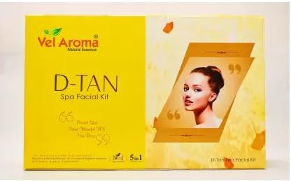 Vel Aroma - D-TAN Facial Kit (5 in 1) Spa Facial Kit D-Tanning (750 ...