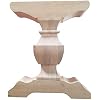 Amazon.com: DESIGN 59 Trestle Table Base- Single Hardwood Pedestal (P02 ...