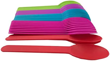 Amazon.com: Worlds Color Changing Plastic Spoons,Disposable Color Mixed ...