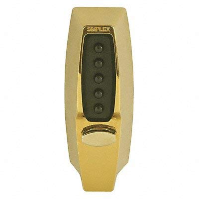 Push Button Lockset, 7000, Bright Brass: Amazon.com: Tools & Home ...