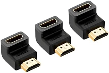 WETEK Gold Plated 90 Degree HDMI Male to Female Adapter/Converter ...