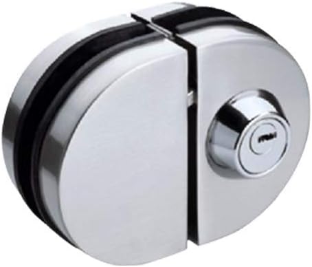 Volo Glass Door Lock (Glass to Wall Door Lock), Silver, Stainless Steel ...