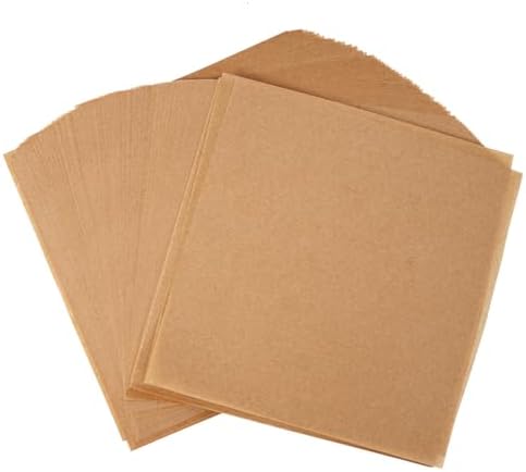 Amazon.com: Juvale 1000 Sheets Precut 4x4 Parchment Paper Squares, Bulk ...