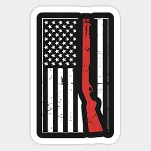 Amazon.com: American Flag & Shotgun - Skeet Shooting Sticker, Tumbler ...