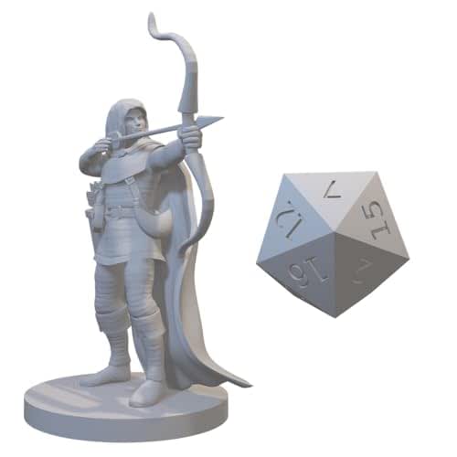 Amazon.com: Ranger Miniatures for DND Pathfinder RPG Unpainted Resin ...