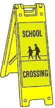 Amazon.com: Minicade School Crossing Sign Stands : Office Products