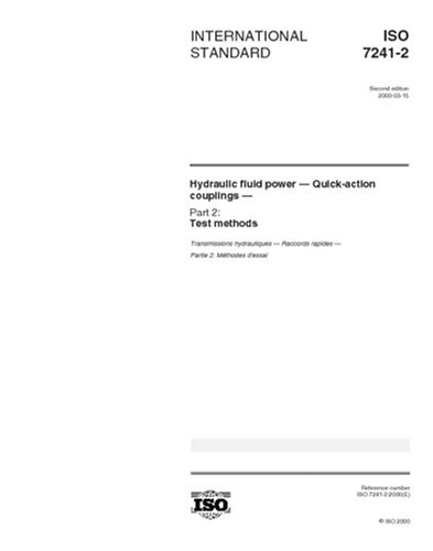 ISO 7241-2:2000, Hydraulic fluid power - Quick-action couplings - Part ...
