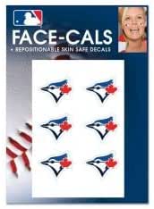 WinCraft MLB Toronto Blue Jays Face Tattoos, Team Colors, One Size ...