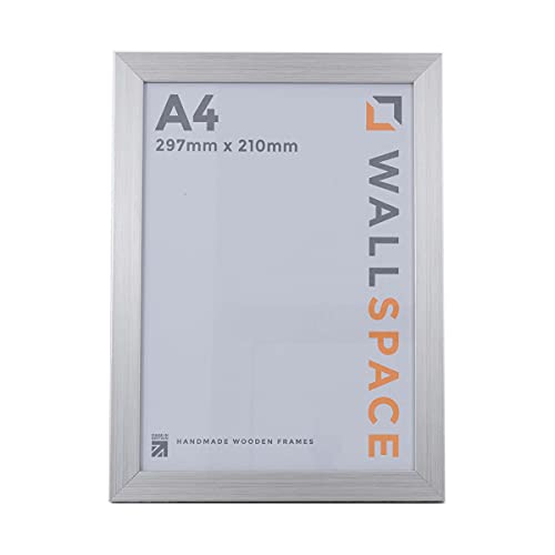 Wall Space A4 Silver Frame | Modern A4 Silver Picture Frame | A4 Silver ...