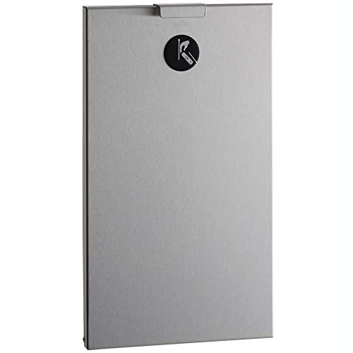 Amazon.com: Bobrick B-3513 Recessed Sanitary Waste Bin (2.3L ...