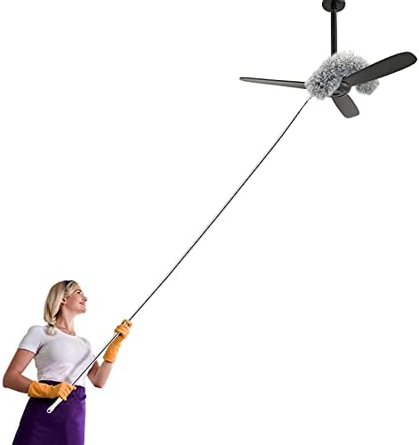 Amazon.com: Lomida Microfiber Duster with Extension Pole(Stainless ...