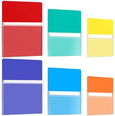 Amazon.com : Ctosree 6 Pcs Magnetic File Holder 3 Size Magnetic Pen ...