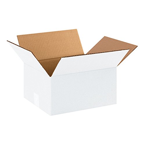 SPP Corrugated White Square Box_Size: 9X6X3 Inch- Pack of 50 Boxes ...