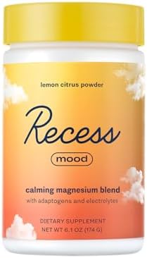 Amazon.com: Recess Mood Powder, Calming Magnesium L-Threonate Blend ...