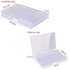 Amazon.com: Gebildet 12 Pcs Small Clear Case, Rectangular Plastic ...