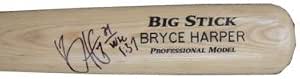 Bryce Harper Autographed Bat - Blonde BIG STICK JSA - Autographed MLB ...