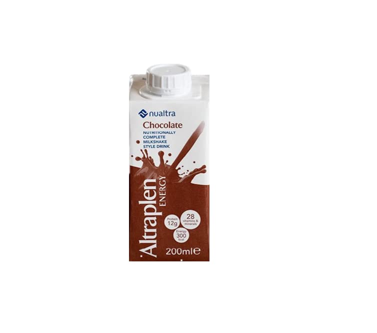 Nualtra Altraplen Energy 200ml (12x200ml) - Chocolate flavour, Brown, S ...