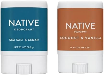 Amazon.com : NEW Deodorant Native Mini Coconut Vanilla, Sea Salt ...