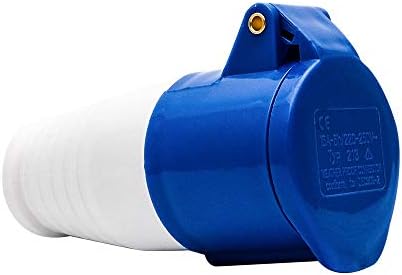 MASO 32A 220V IP44 3 Pin Industrial Site Socket & Waterproof IP44 Wall ...