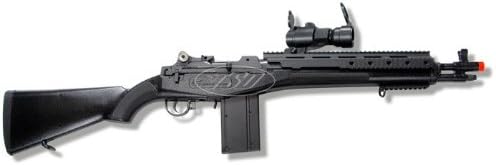 Amazon.com : TSD M160-A2 M14 Sniper Spring Airsoft Rifle Combo Short ...