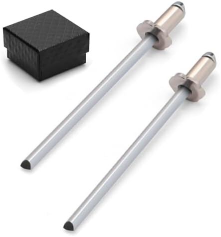 Amazon.com: Jerbor 1 Pair Nos Dash Rosette Rivets Stainless Steel Fit ...