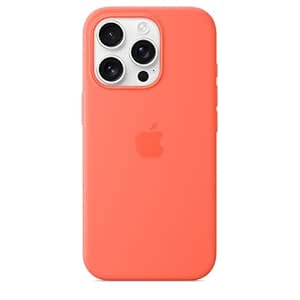 Apple iPhone 16 Pro Silicone Case with MagSafe - Tangerine : Amazon.in: Electronics