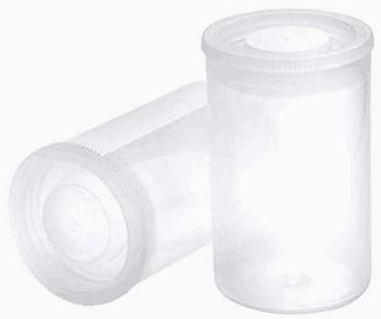 Amazon.com: 20 PCS Clear Plastic Film Canisters with Lids，35mm ...