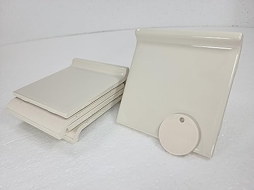 Amazon.com: Beige Bone Almond Ceramic Tile Backsplash Cove Base 4.25 in ...