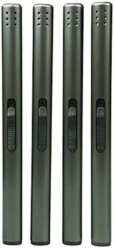 Cello Metal Black Lighters. 4 X Gasless Lighters. Long Candle Lighter ...