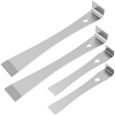KTZCTPCA 4 Pcs Pry Bar Scraper Set, Pry Bar Scraper Flat Pry Bar Set ...