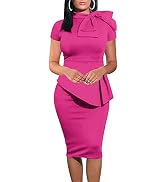 TOPONSKY Peplum Evening Club Church Ruffle Pencil Party Hide Wedding ...