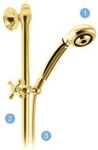 Alsons 1508 MA 2010 European Style Adjustable Height Wall Mounted Hand ...