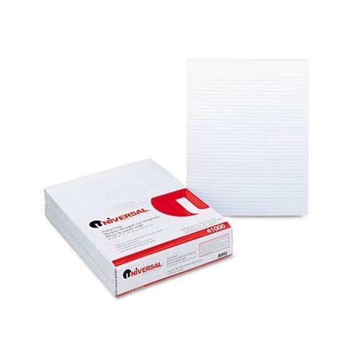 Universal Ruled Writing Pads PAD,N RULD,Padded,LTR,WE (Pack of8 ...