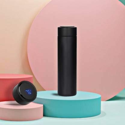 Lifestyle Smart Vacuum Flasks Stainless Steel LED Temperature Display ...