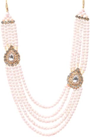 Geetanjali One Store India Men's Handmade Pearl Stone & Studded AD ...