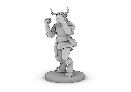 Amazon.com: Minotaur Monk Tabletop DND Gaming Miniature : Toys & Games